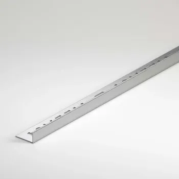 10mm Stainless Steel Effect Square Edge Metal Trim SAT10