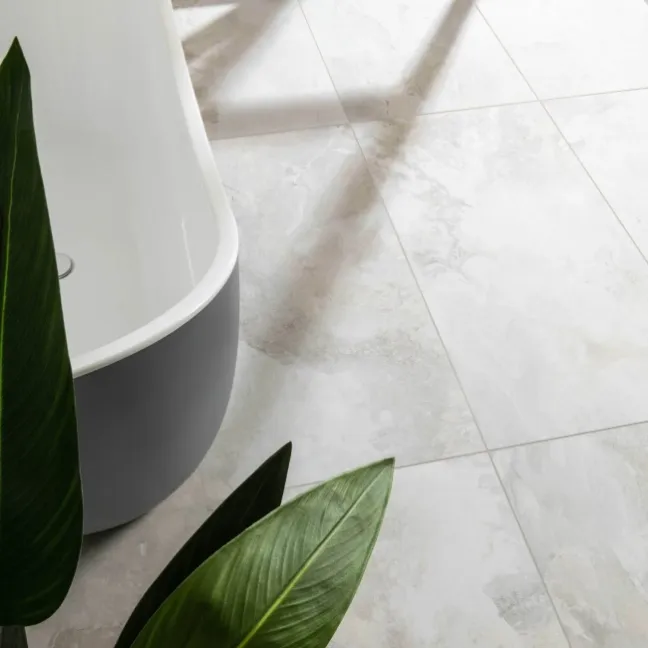 Slate Way Light Grey Matt Porcelain Wall and Floor Tile | Tile Mountain