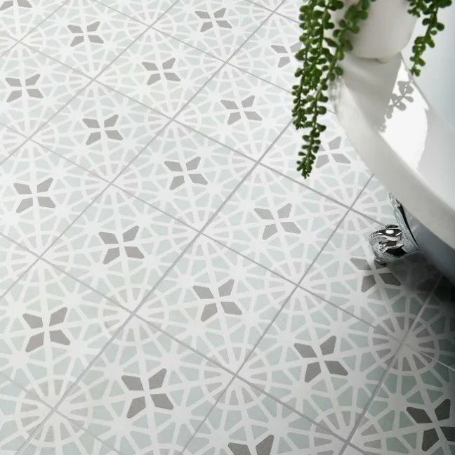 Adele Green Sea Floor Tile - Tiles from Tile Mountain