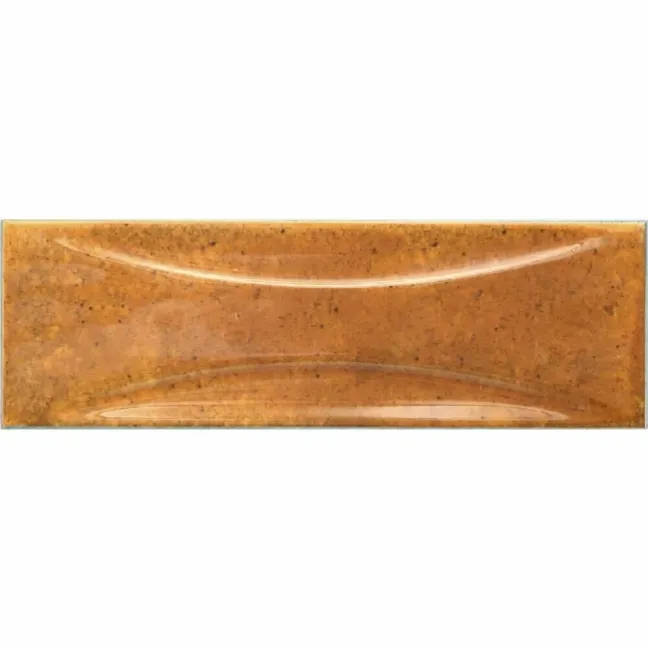 Luma Burnt Orange Gloss Decor Ceramic Wall Tile