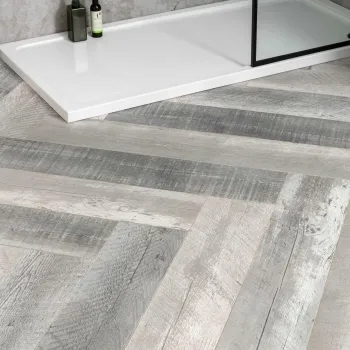 SandWood White Oak Wood Effect Matt Porcelain Floor Tile