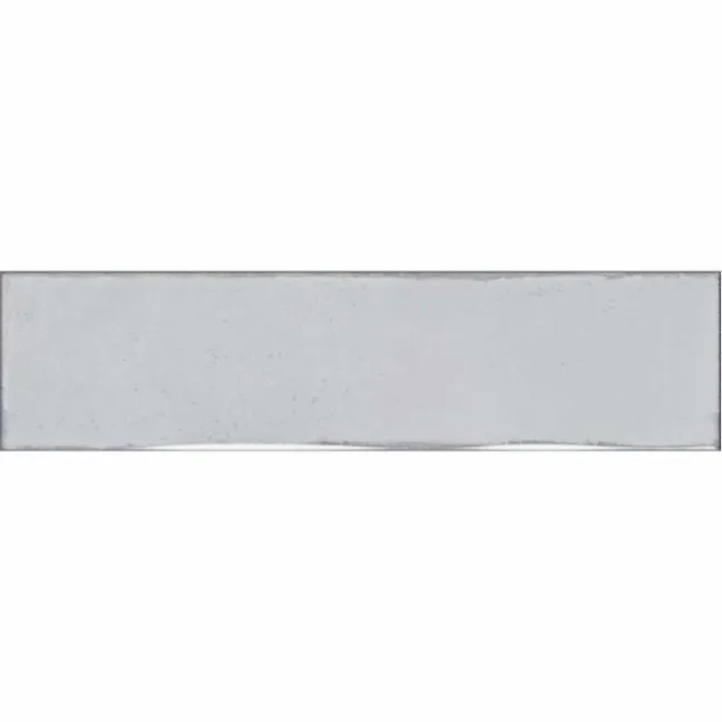 Style Smoke Light Grey Brick Effect Gloss Ceramic Wall Tile