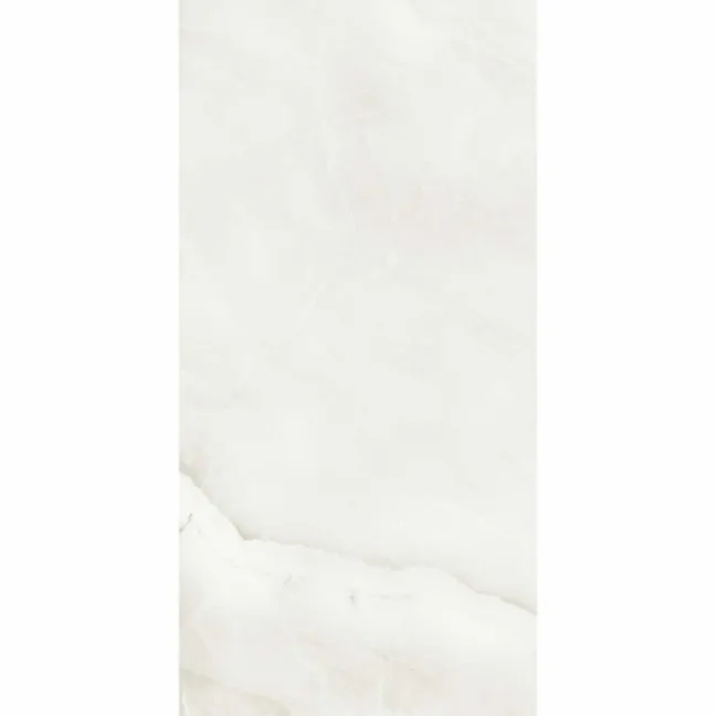 The Room White Onyx Marble Effect Matt Porcelain Tile