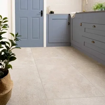 Lucca White Anti Slip Matt Stone Porcelain Tiles