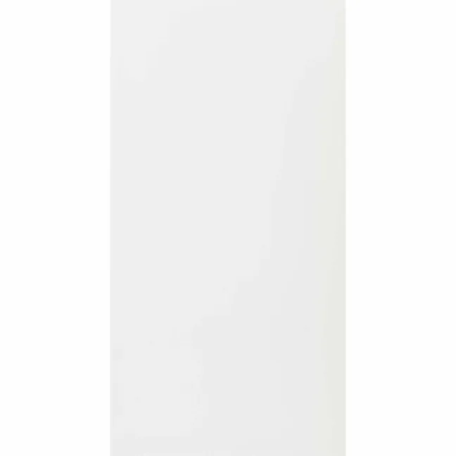 Flat White Matt Ceramic Wall Tile - 300x600 | Tile Mountain