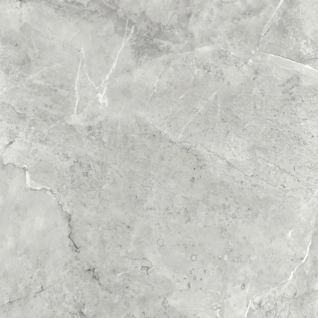Immense Grey Stone Effect Polished Porcelain Floor Tile