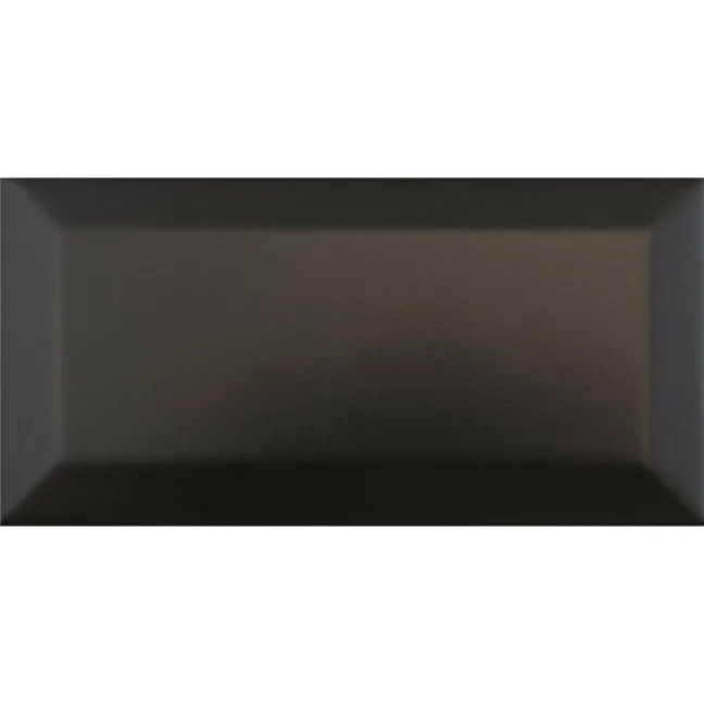 Mini Metro Matt Black Ceramic Wall Tiles- Tile Mountain