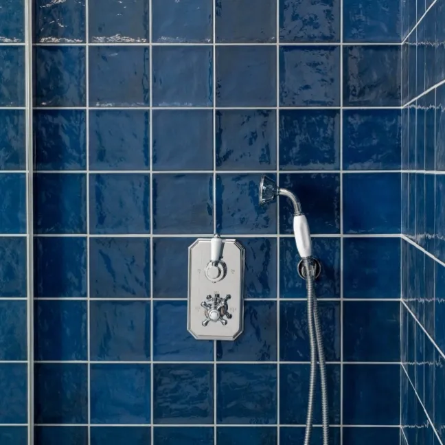 Village Royal Blue Gloss Wall Tiles from Tile Mountain