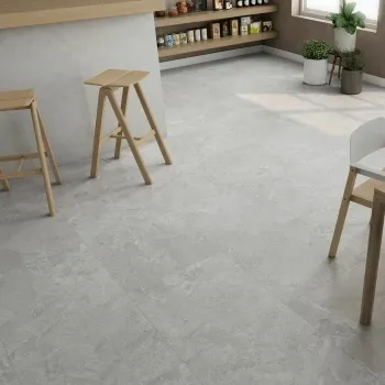 Roca Platinum Grey Stone Effect Porcelain Wall and Floor Tile | Tile ...