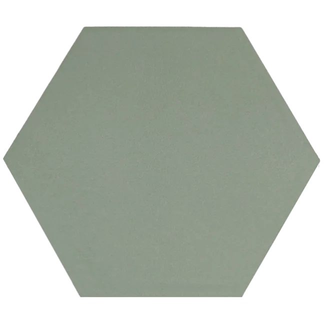 Kromatika Hexagon Green Porcelain Matt Wall & Floor Tiles