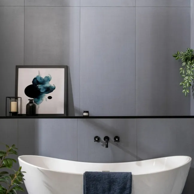 Seven Blue Matt Ceramic Wall Tile | TileMountain