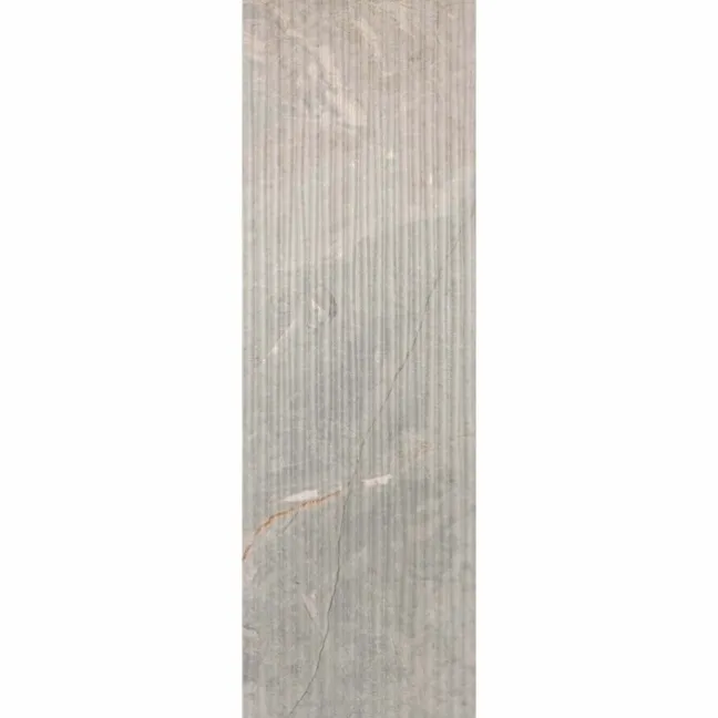 Tuscan Greige Embossed Decor Stone Effect Matt Wall Tile