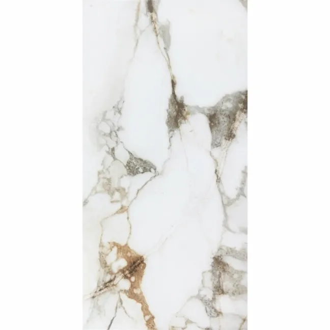 Barnaby White Marble Effect Matt Porcelain Wall & Floor Tile