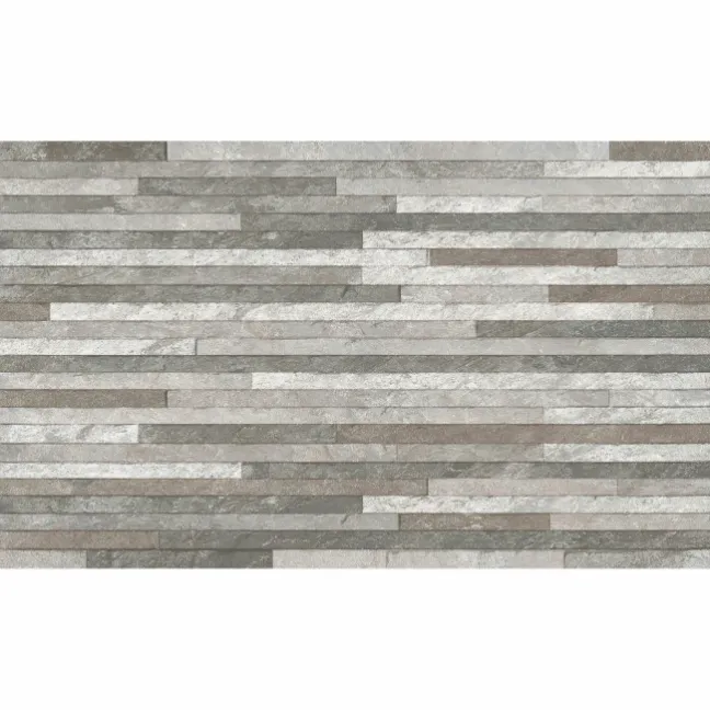 Brix Grey Split Face Effect Matt Ceramic Wall Tile
