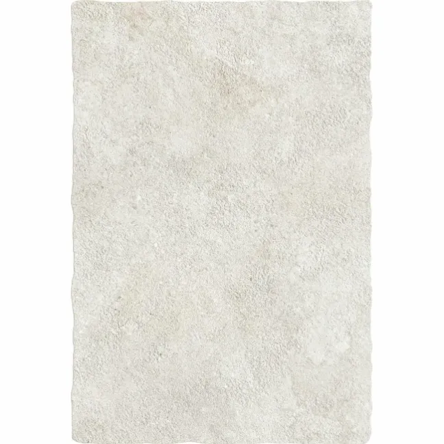 Mineral White Rustic Edge Stone Effect Porcelain Tile
