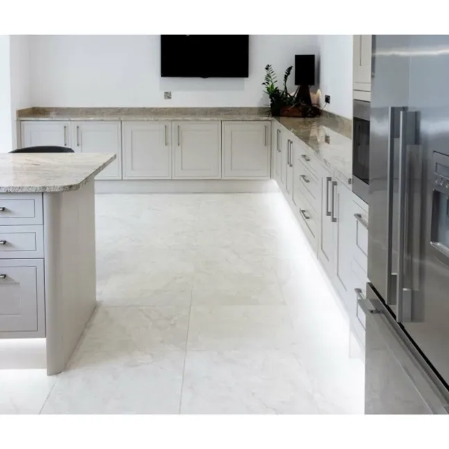 Muse White Italian Matt Porcelain Floor Tiles | Tile Mountain