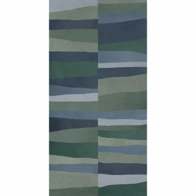 Seven Blue Abstract Decor Matt Ceramic Wall Tile