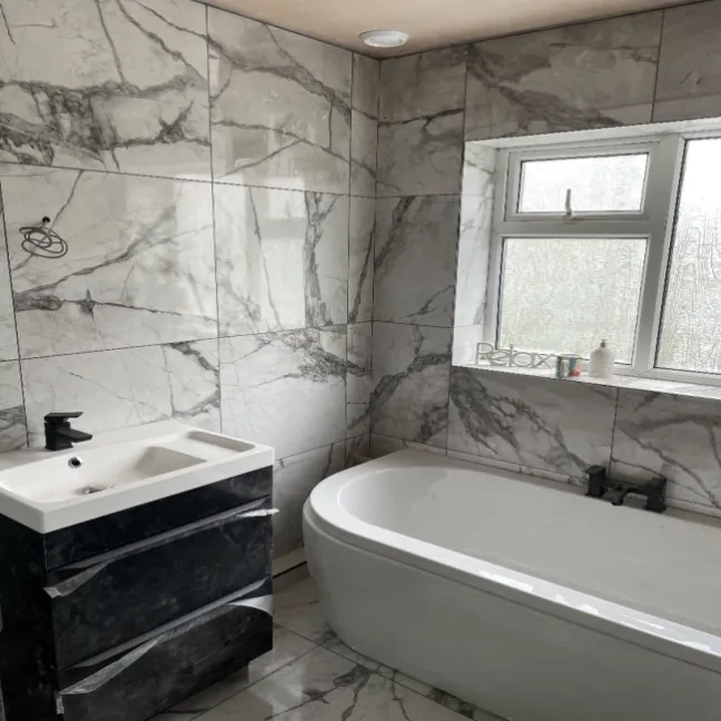 Invisible Marble Gloss Floor Tile - Tiles from Tile Mountain
