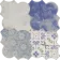 Riga Patchwork Patterned Matt Ceramic Wall & Floor Tiles