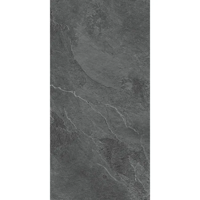 Colorado Anthracite Slate Effect Anti Slip Porcelain Tile | Tile Mountain