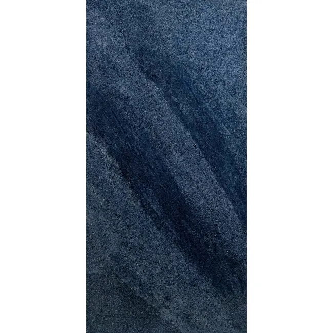 Galaxy Denim Blue Stone Effect Semi Polished Porcelain Tile