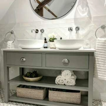 Brighton Grey Pattern Matt Porcelain Floor Tile