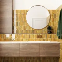 Luma Caramel Gloss Ceramic Wall Tile | TileMountain