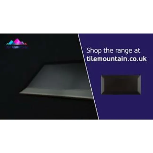 Metro Matt Black Wall Tile - Tile Mountain