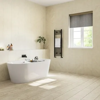 Authentic Beige Oak Wood Effect Matt Porcelain Floor Tile | Tile Mountain