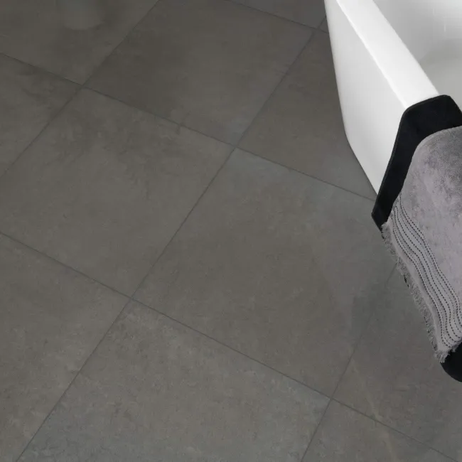 Lounge Grey Polished 600x600 Porcelain Floor Tile | Tile Mountain