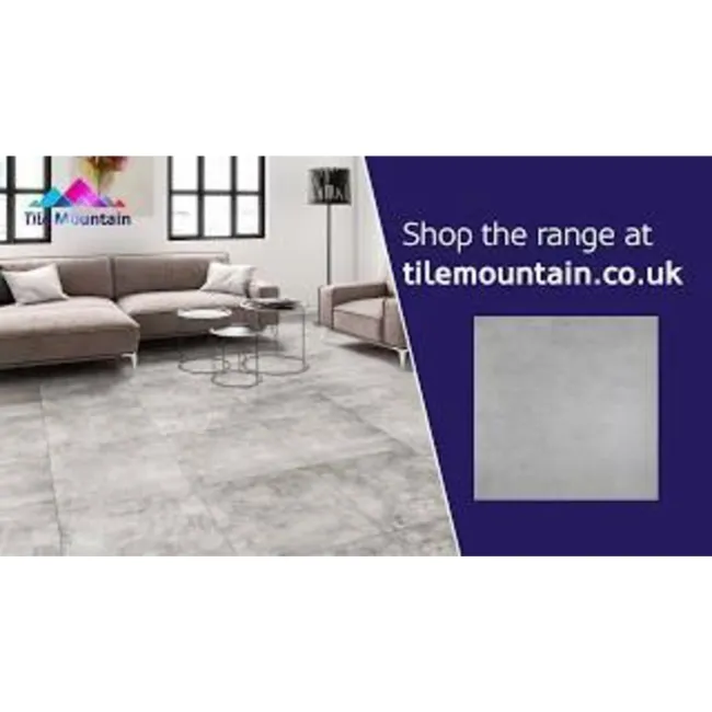 Urban Grey Matt Porcelain Floor Tiles | Tile Mountain