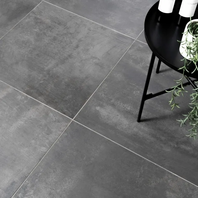 Lemmy Venom Black Italian Porcelain Wall & Floor Tile 60x60