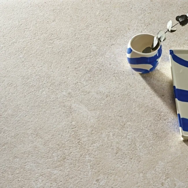 Roca Avalon Beige Stone Effect Matt Porcelain Floor Tile | Tile Mountain