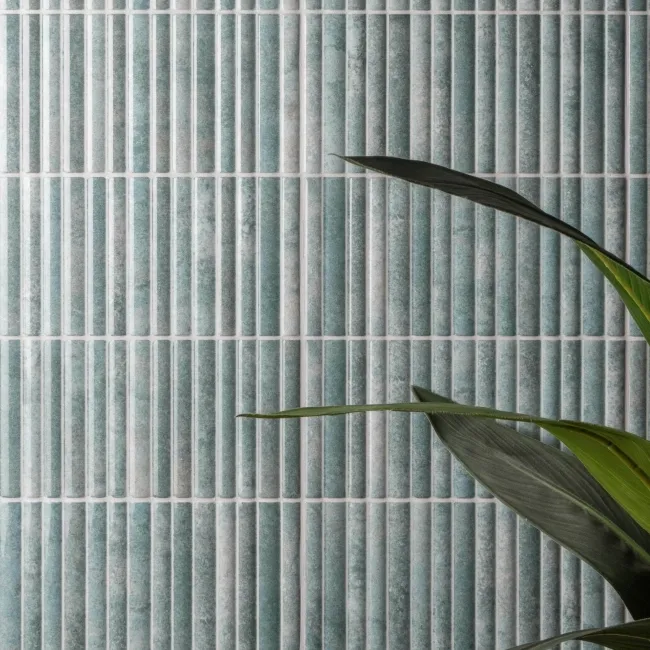 Rubik Green Kit Kat Effect Gloss Ceramic Wall Tile