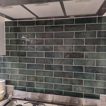 Artesano Moss Green - Green Wall Tiles from Tile Mountain