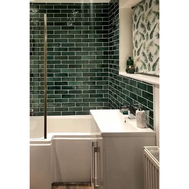Artesano Moss Green - Green Wall Tiles from Tile Mountain