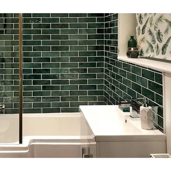 Artesano Moss Green - Green Wall Tiles from Tile Mountain