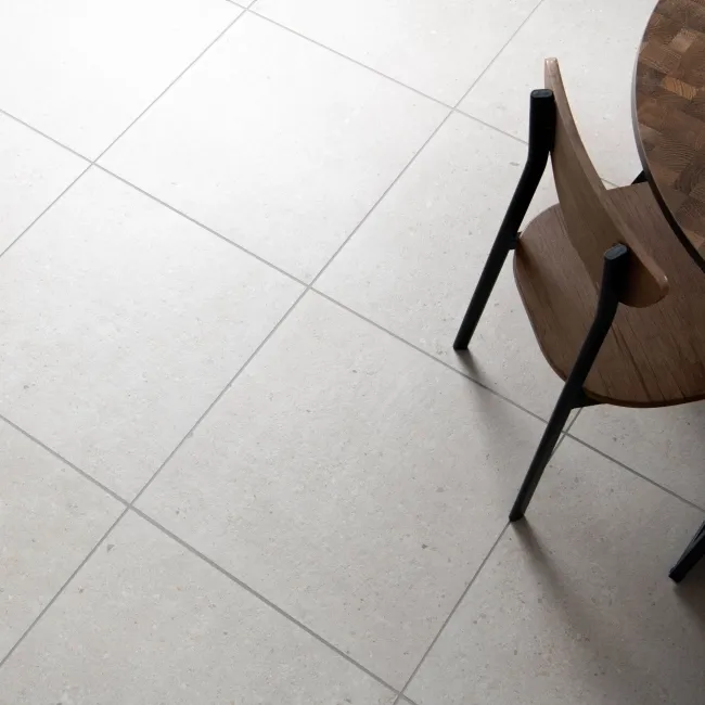 Flakestone Greige Concrete Effect Matt Porcelain Floor Tile | Tile Mountain