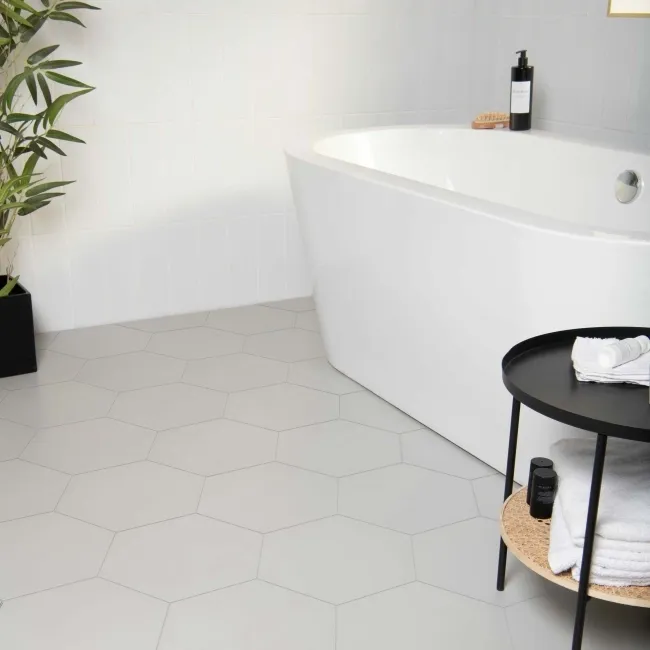 Linear White Gloss Wall Tile | Tile Mountain