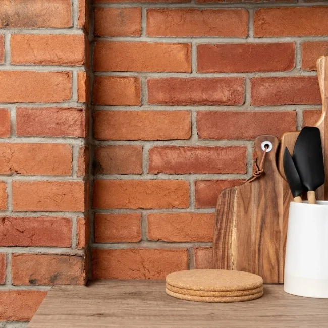 Mixed Red Blend Brick Slips | 15mm | Tile Mountain