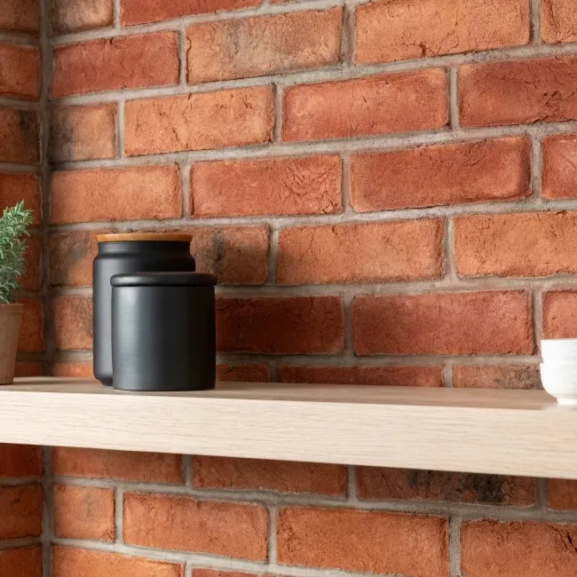 Mixed Red Blend Brick Slips | 15mm | Tile Mountain