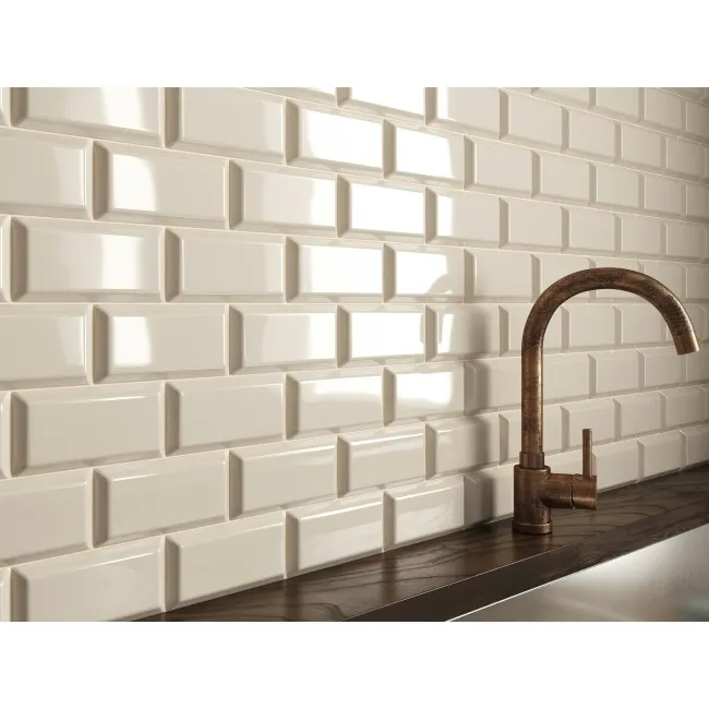 Mini Metro Cream Wall Tile - Metro Wall Tiles from Tile Mountain