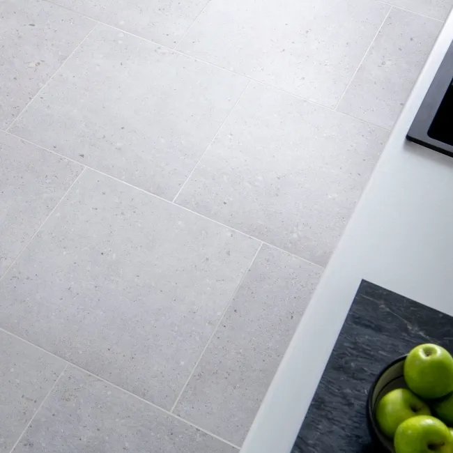 Flakestone Grey Concrete Effect Matt Porcelain Floor Tile | Tile Mountain