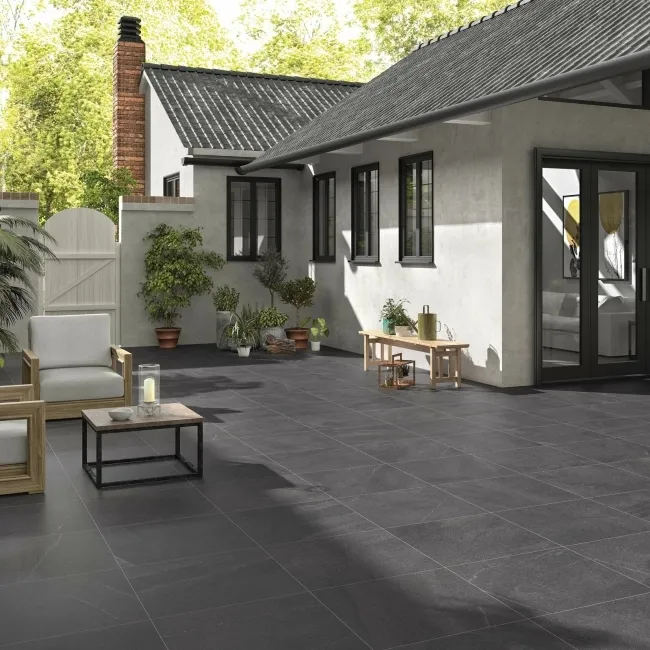 Bellevue Graphite Paving Slab - Outdoor Slab | Tile Mountain