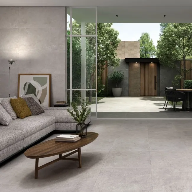 Crassana Grey Concrete Effect Matt Large Porcelain Floor Tile | Tile ...