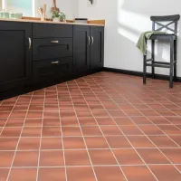 Quarry Terracotta Charred Effect Clay Matt Floor Tile