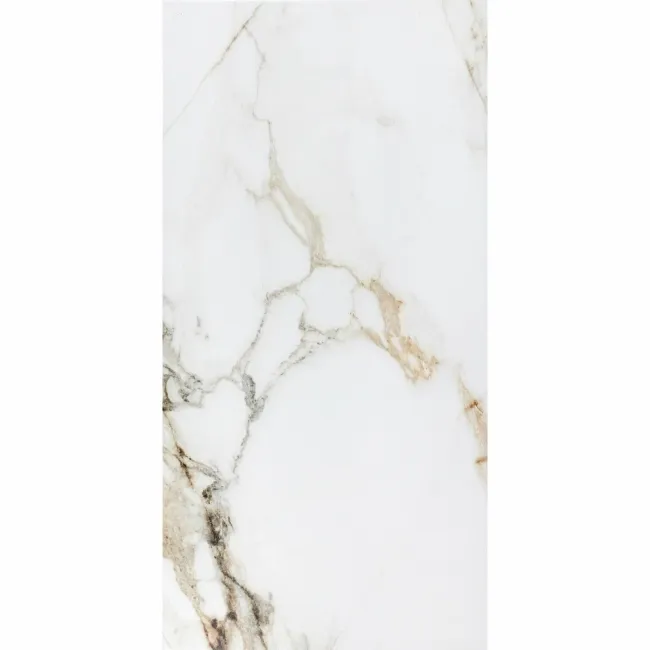 Barnaby White Marble Effect Matt Porcelain Wall & Floor Tile