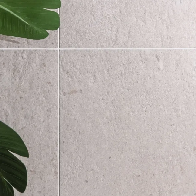 Flakestone Cream Concrete Effect Matt Porcelain Wall and Floor Tile ...