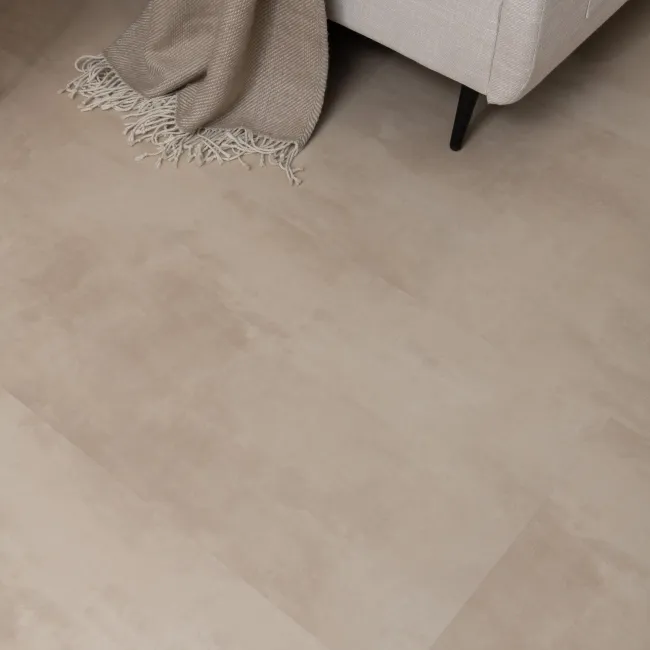 Antalya Beige Stone Tile Luxury Click Vinyl Flooring 6mm | Tile Mountain