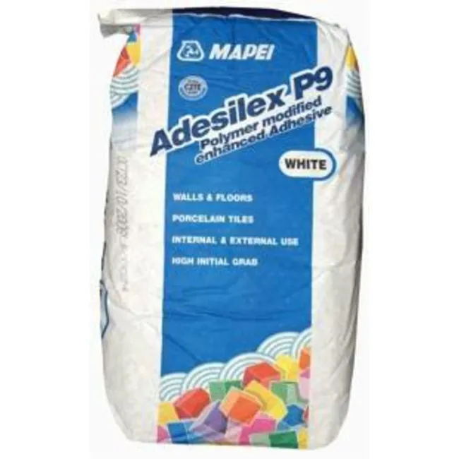 Adesilex P9 White Slow Setting Adhesive 20kg | Tile Mountain